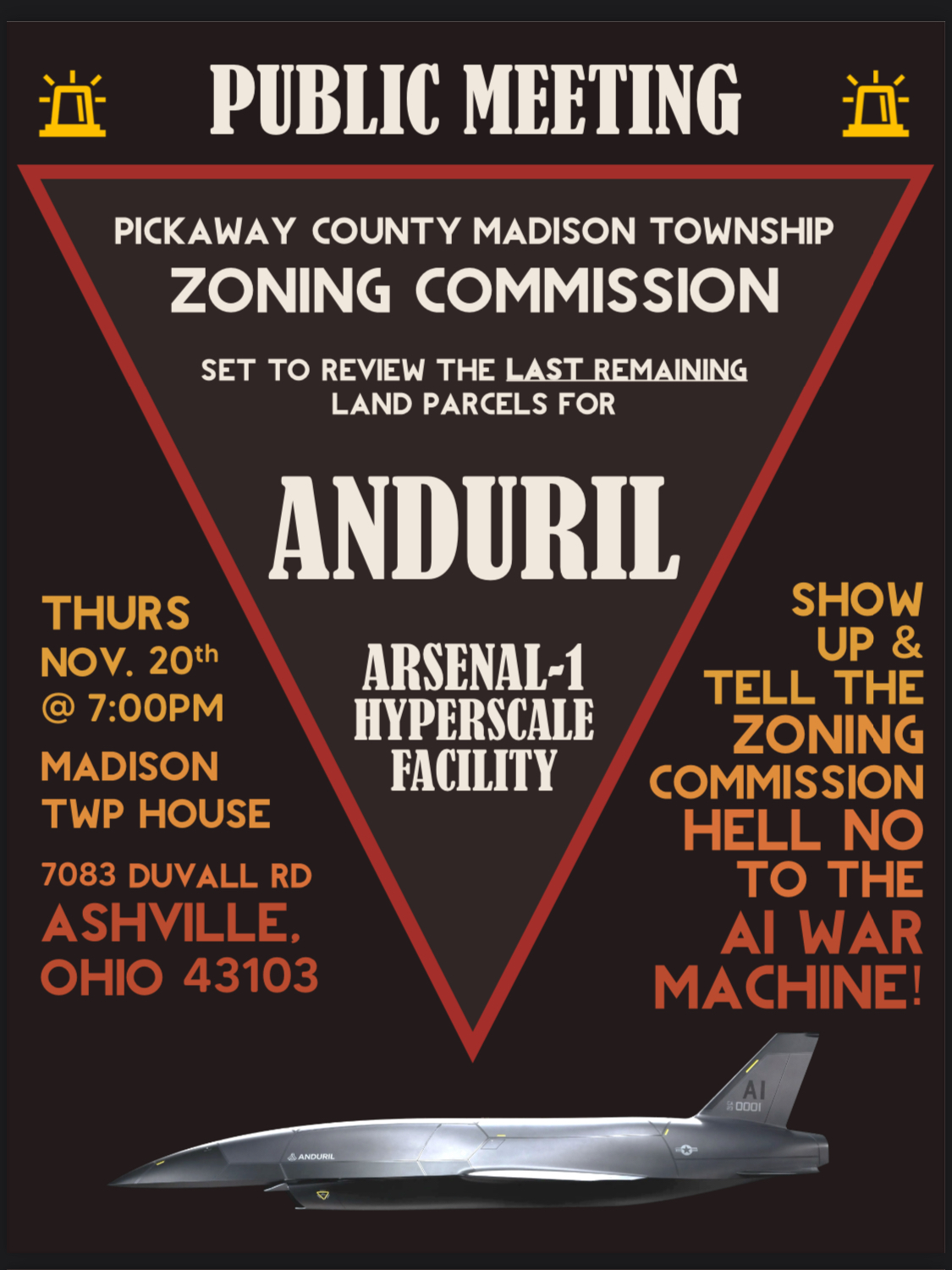 Stop Anduril in Central Ohio-Hell No to the AI War Machine ...